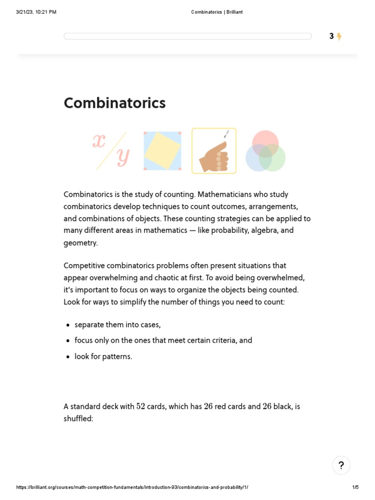 Combinatorics - Brilliant | PDF
