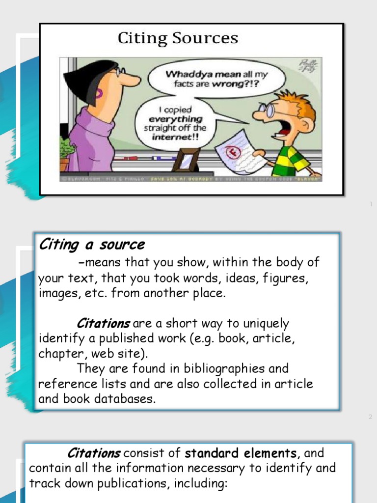 Citing Sources | PDF | Science & Mathematics