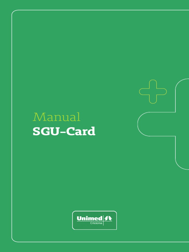 Manual Sgu Rev. Final | PDF | Informação | Código QR
