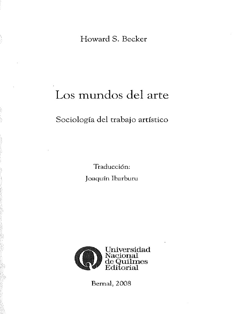 Becker Howard 2008 Los Mundos Del Arte | PDF
