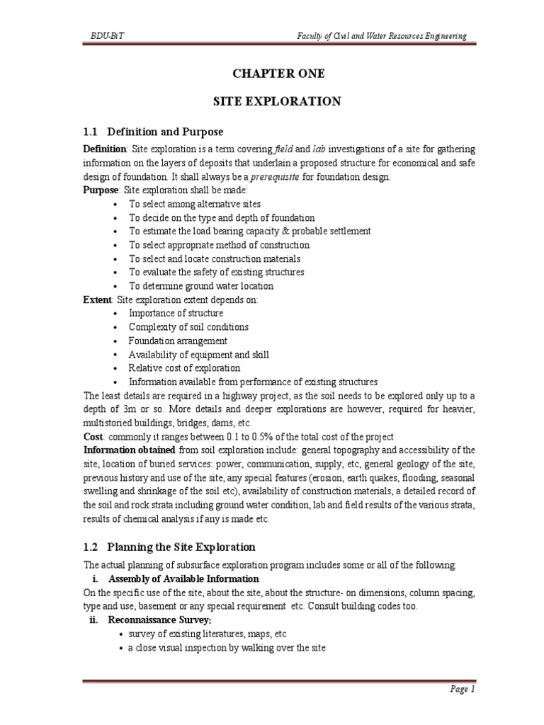 Chapter One Modified | PDF | Physical Sciences | Civil Engineering