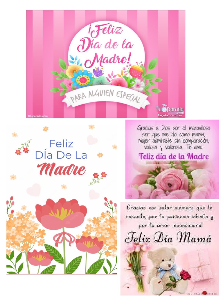 Tarjeta Dia de La Madre | PDF