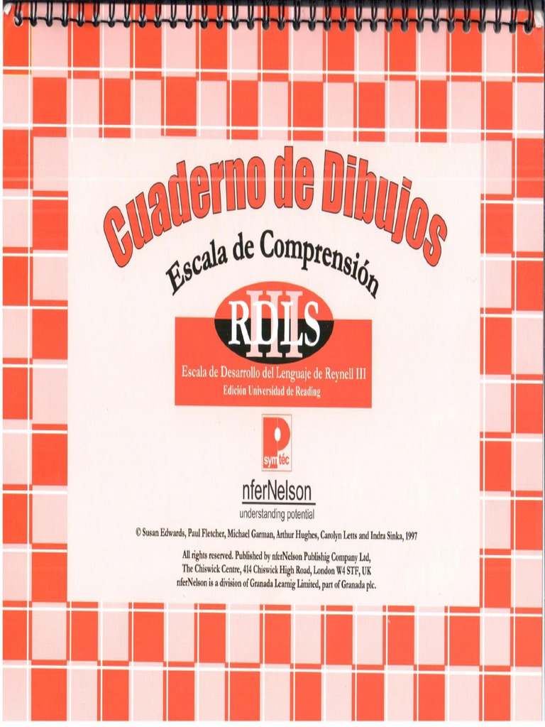 Cuaderno Dibujos Comprension Reynell III | PDF