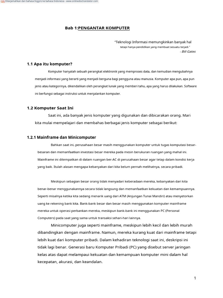 Jenis-Jenis Komputer Modern | PDF | Komputer