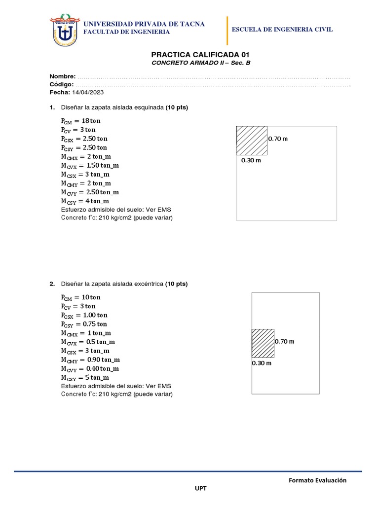 Practica Calificada 01 B | PDF