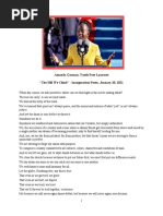 THE HILL WE CLIMB - Amanda Gorman | PDF | Poetry