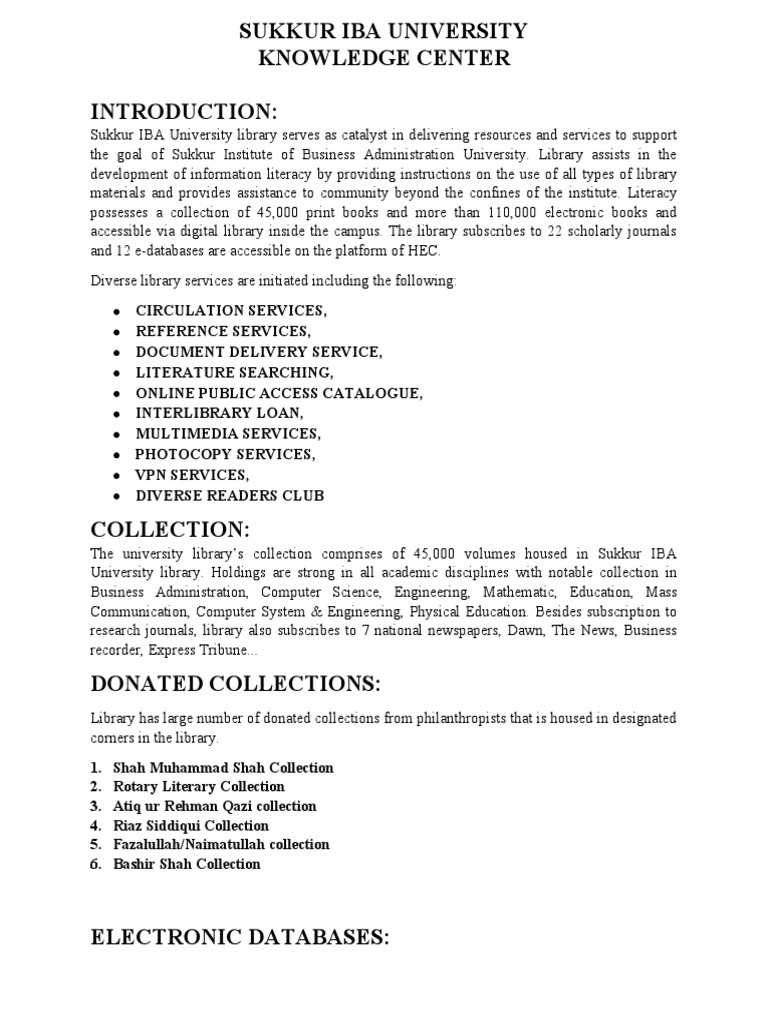 Library Chapter Final | PDF