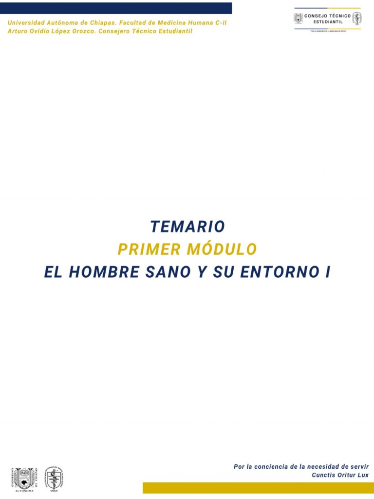 Temario 1° Módulo - CTE Arturo Ovidio | PDF | Adn | Traducción (biología)