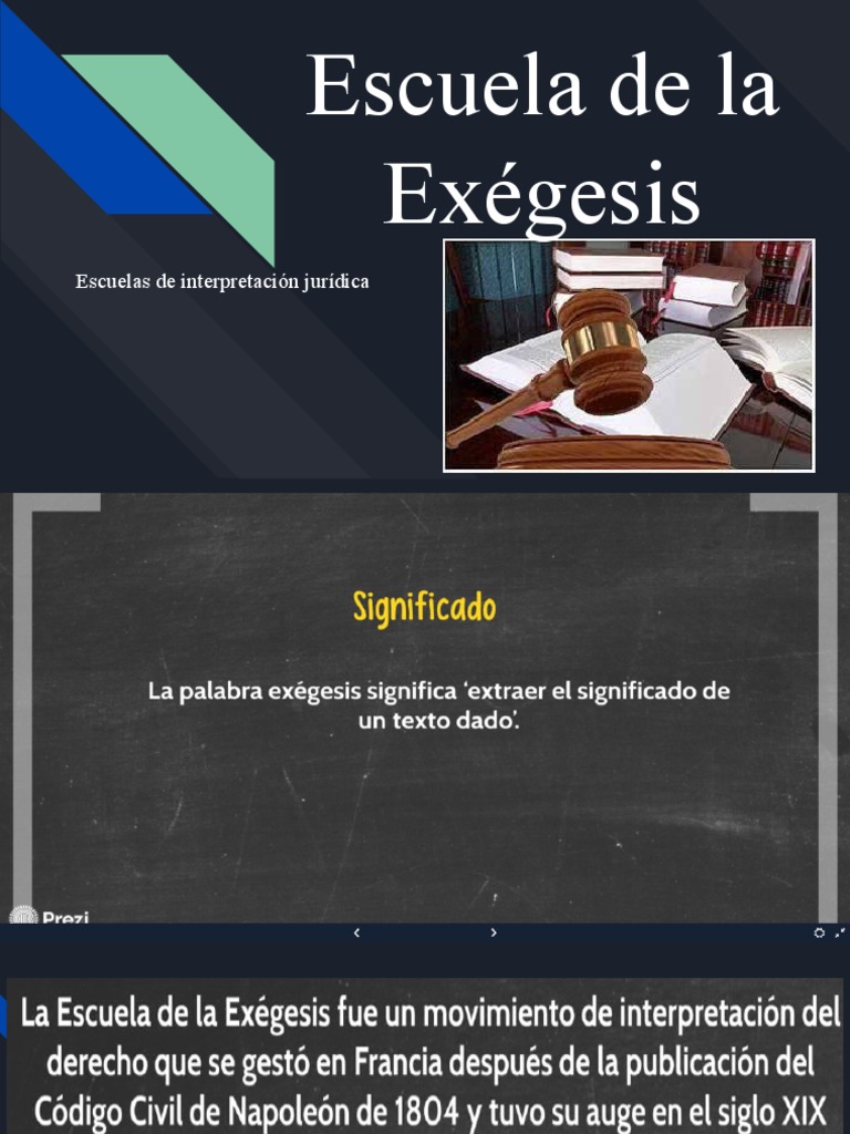 Escuela de La Exégesis | PDF