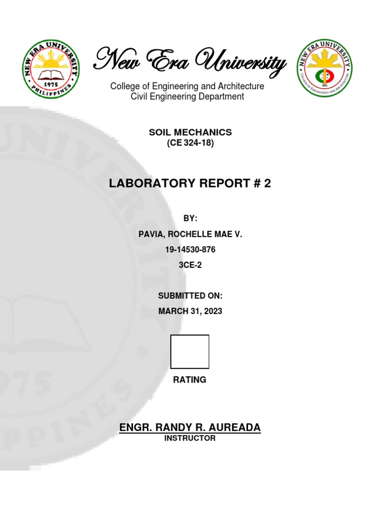 SOIL LAB REPORT 2 | PDF