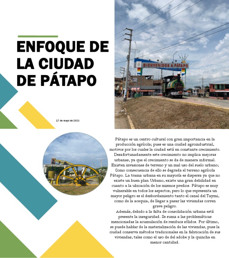 Enfoque de La Ciudad de Pátapo | PDF