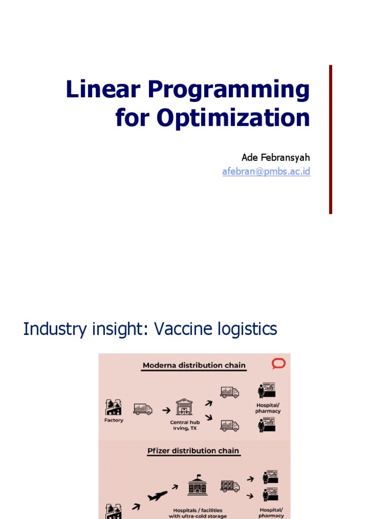 2023 2 Linear Programming | PDF | Linear Programming | Mathematical Optimization