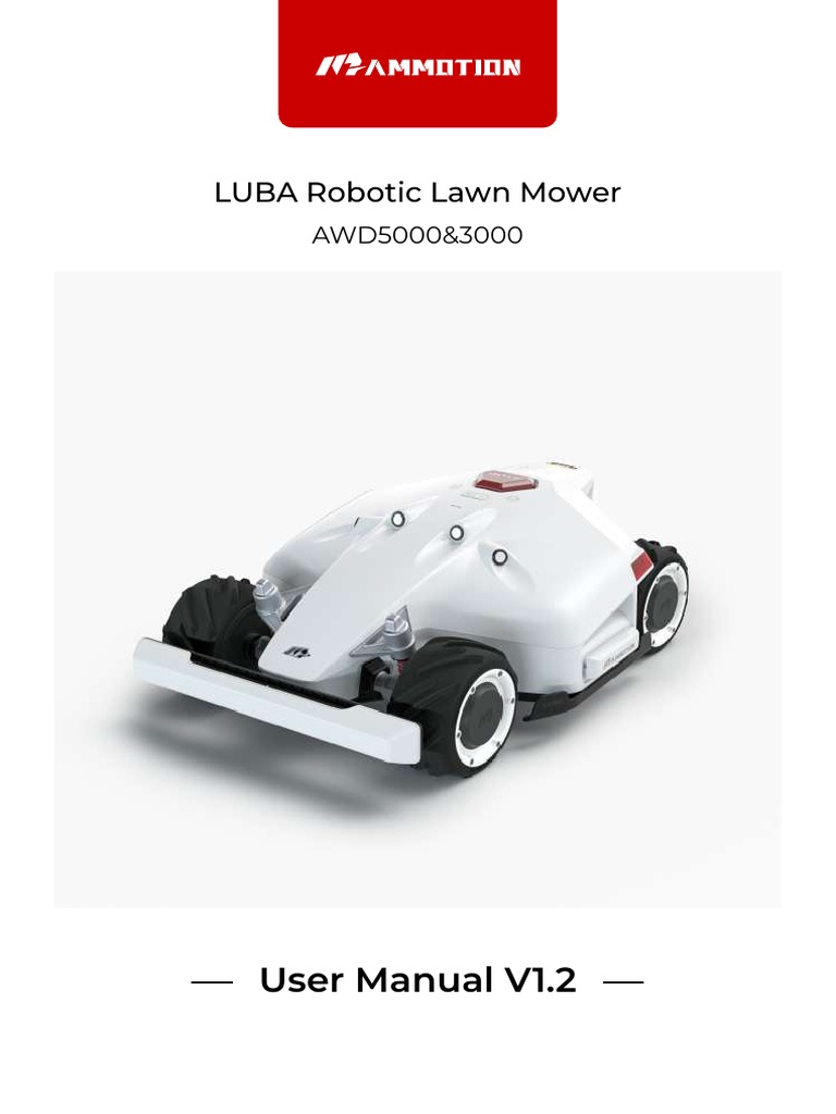 Luba Awd User Manual | PDF | Lawn Mower | Wi Fi