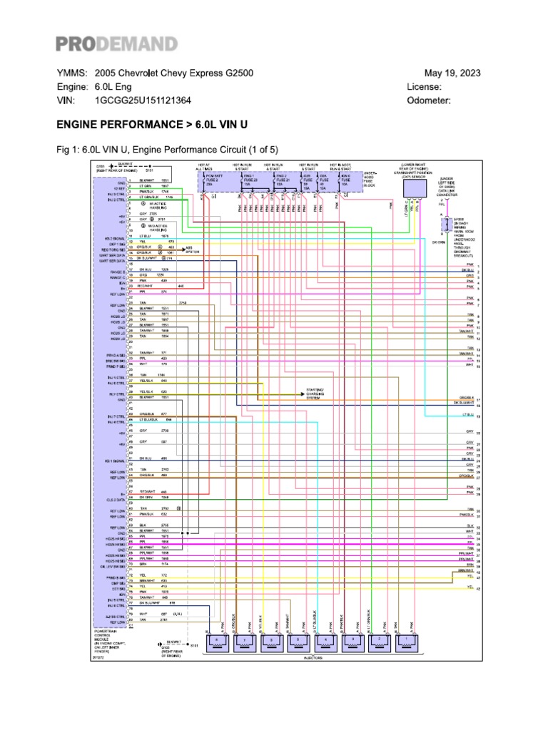 Diagrama Eléctrico de Chevrolet Xpress Tipo Truck | PDF