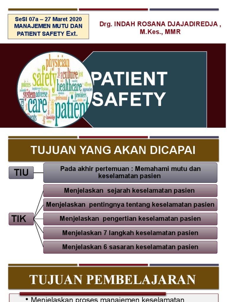 S07a - 200323 Patient Safety Reg | PDF