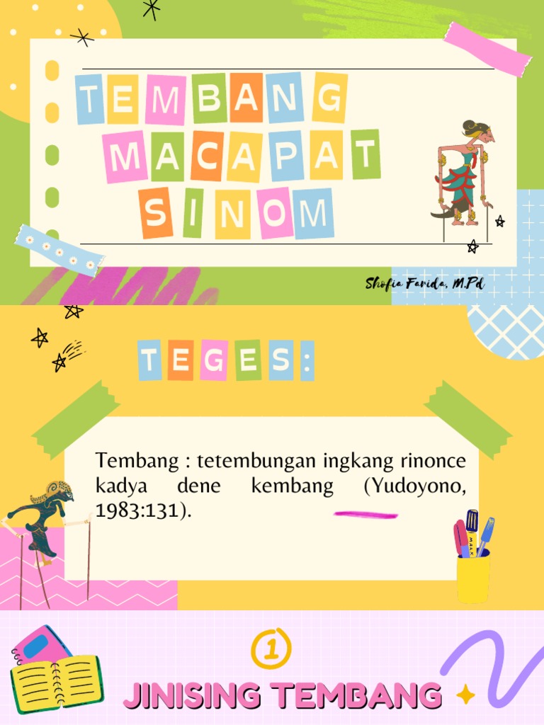 TEMBANG MACAPAT SINOM | PDF