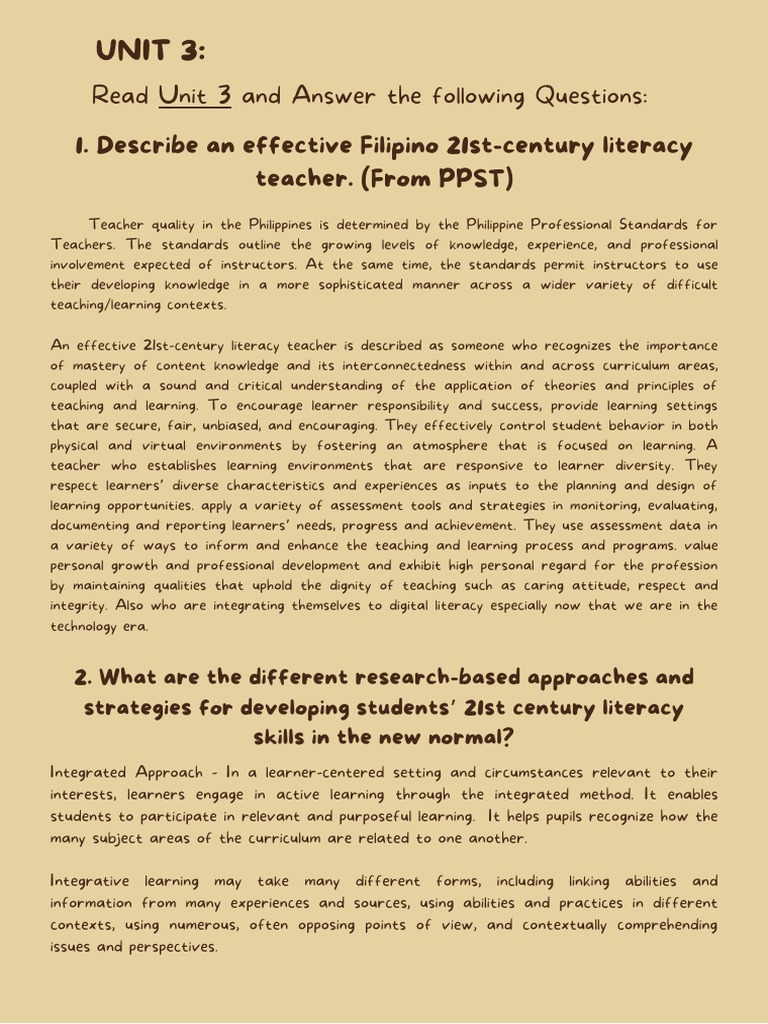 Caro, Lauria Ella - 3-16 - Assign 3 | PDF | Educational Technology ...