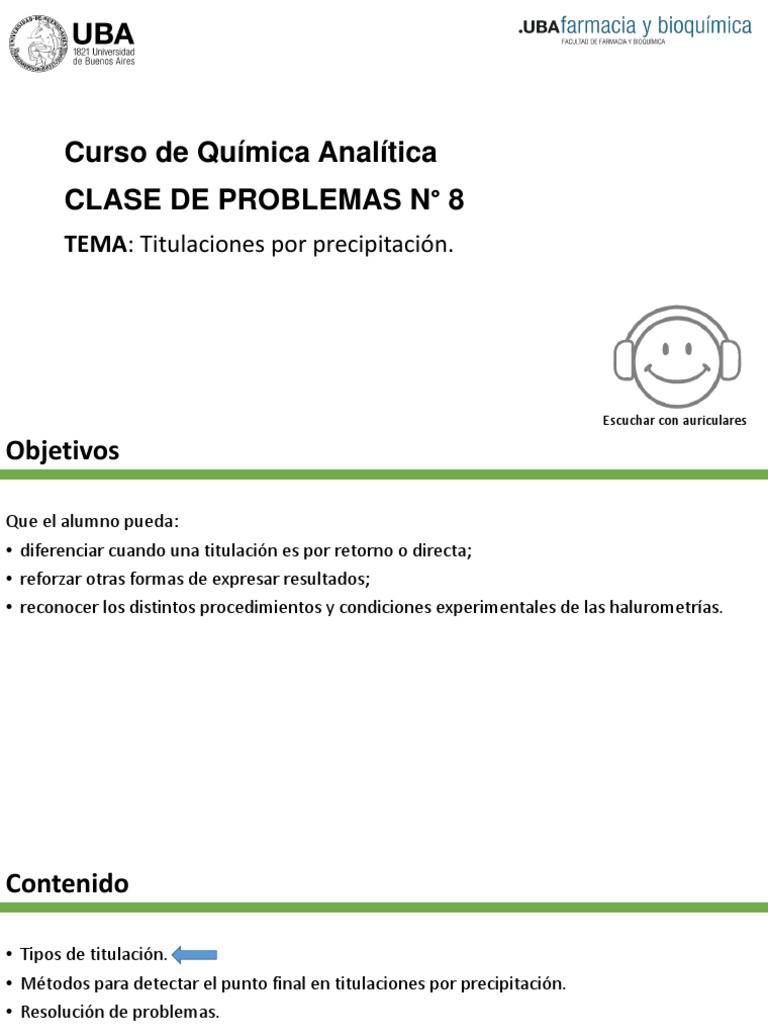 QA Clase de Problemas #8 Anexo | PDF | Precipitación (Química) | Cloruro de sodio