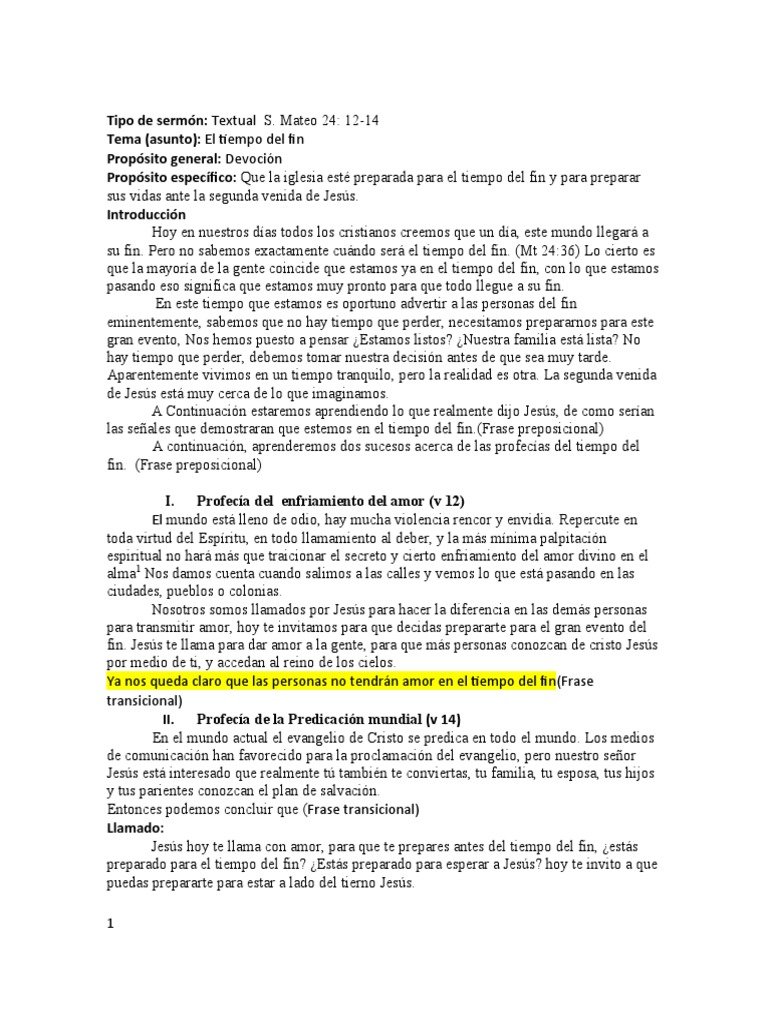 Ejemplo de Bosquejo Textual | PDF | Jesús | Cristo (título)