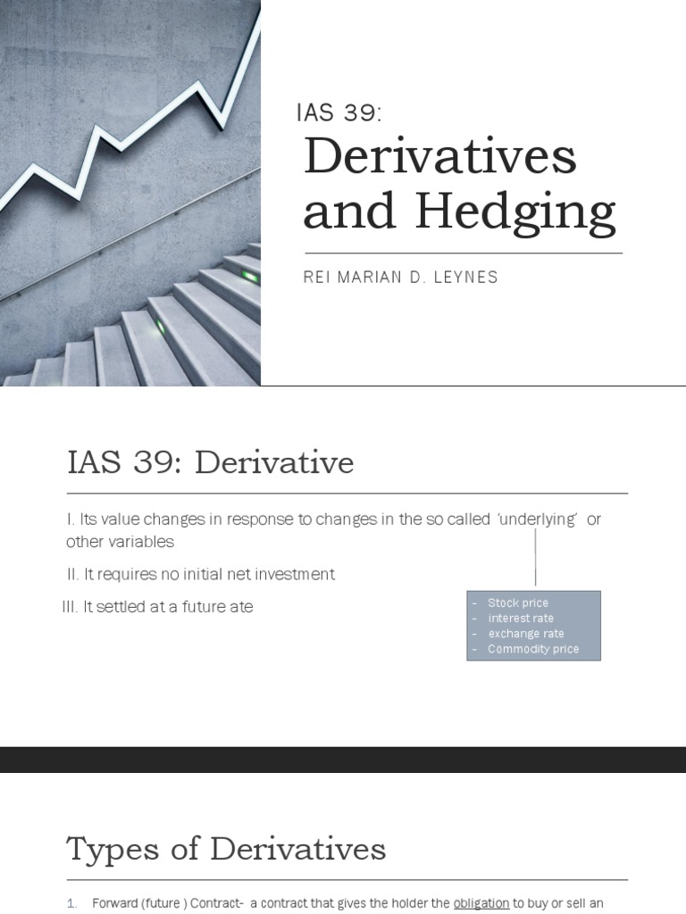 Module 6 Derivatives and Hedging | PDF | Derivative (Finance) | Hedge ...