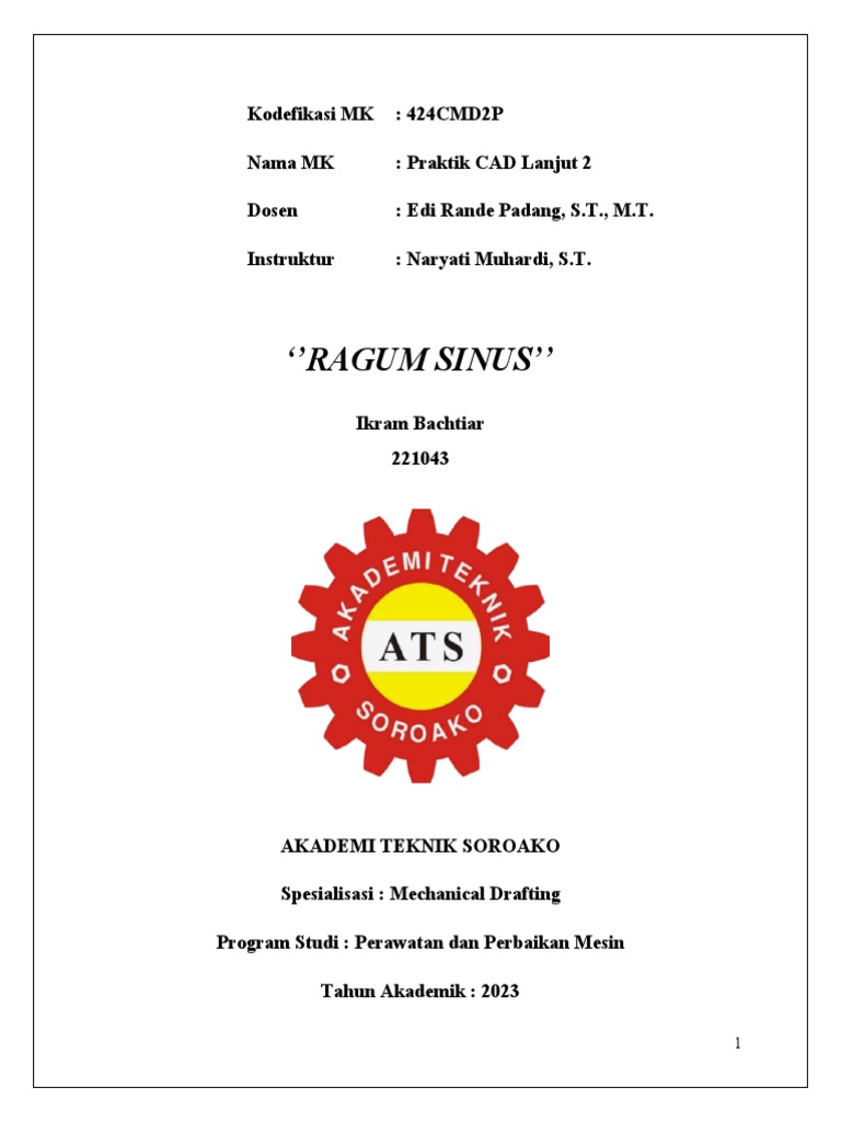 Laporan CADL 2 - Ikram Bachtiar - 221043 - 2B | PDF Laporan CADL 2 - Ikram Bachtiar - 221043 - 2B | PDF