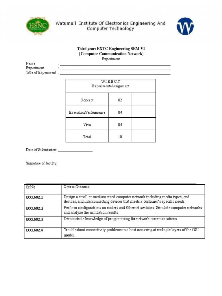 Practical 3 Static Routing EXTC 3 | PDF | Network Topology | Computer ...