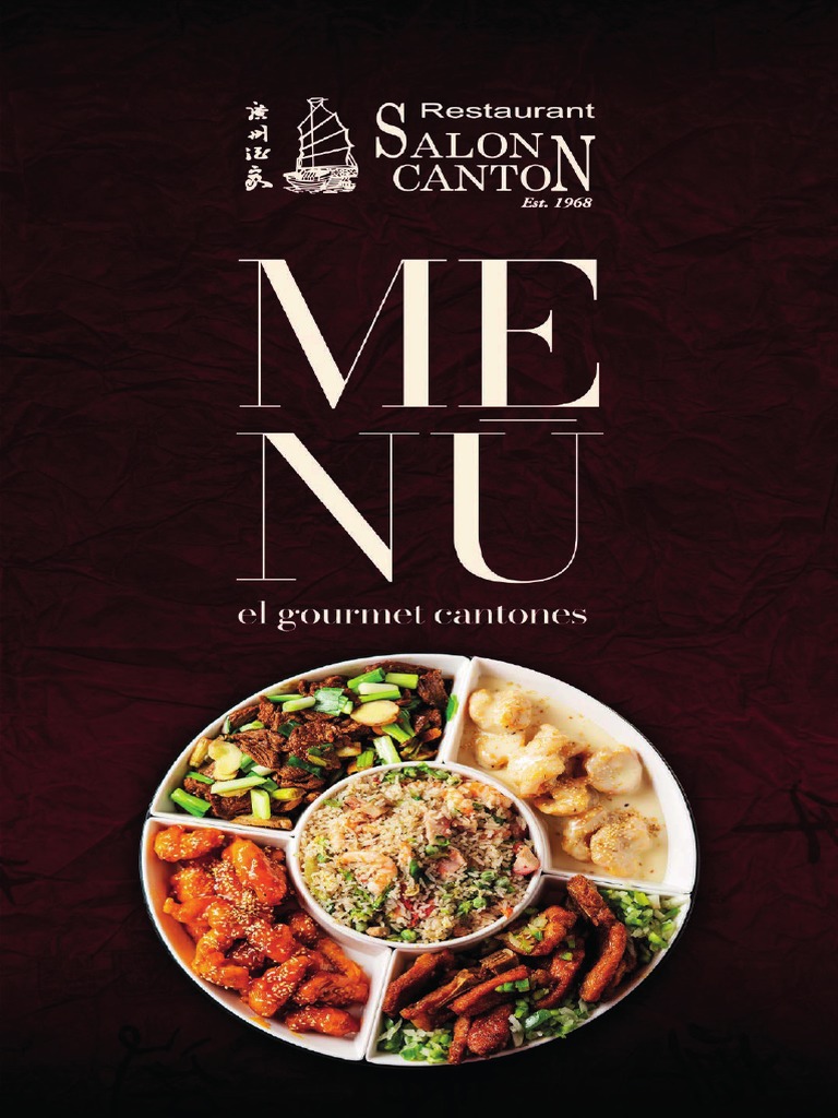 Menu Salon Canton Octubre 22 | PDF
