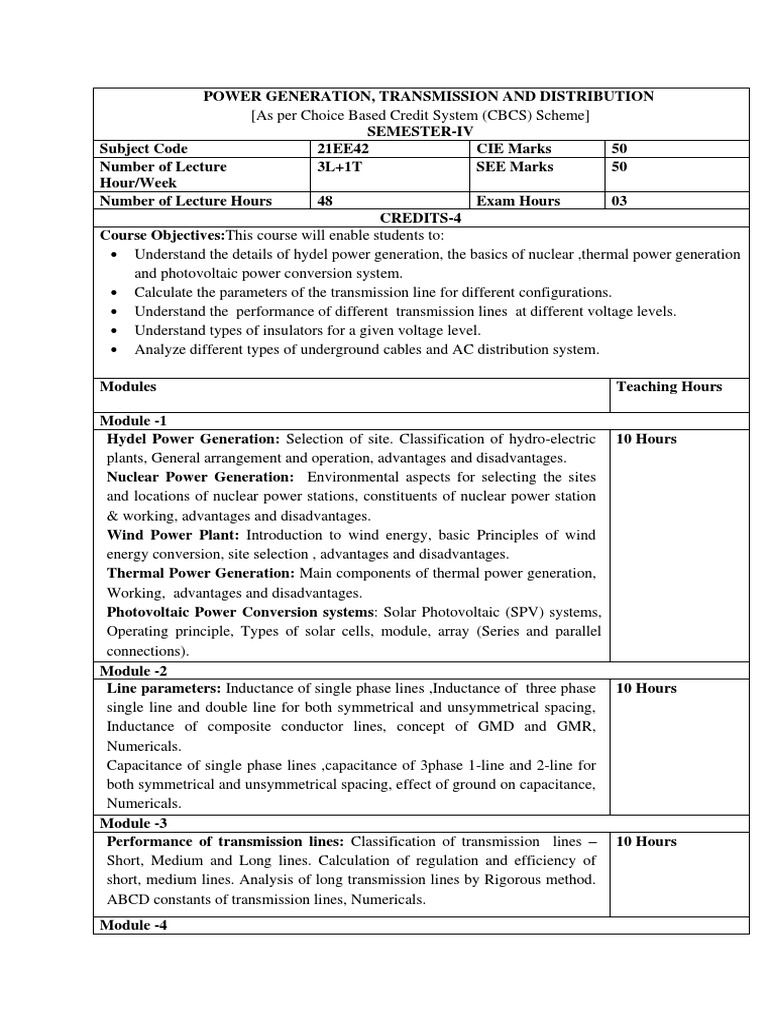 New Revised 4 Sem Syllabus | PDF | Control Theory | Electric Motor