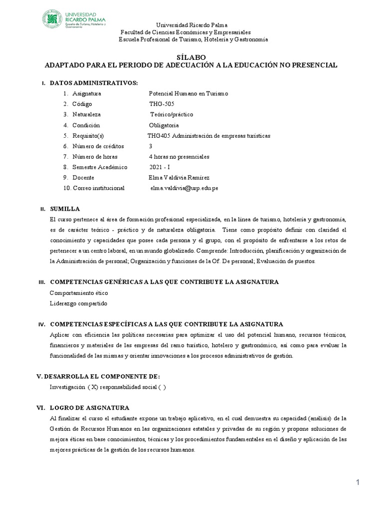 silabor-urp-thg-505-potencial-humano-pdf-gesti-n-de-recursos