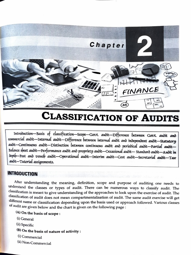 ch2 classification of audit | PDF