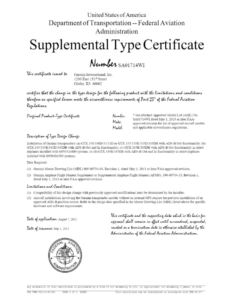 STC SA01714WI Page 1 | PDF