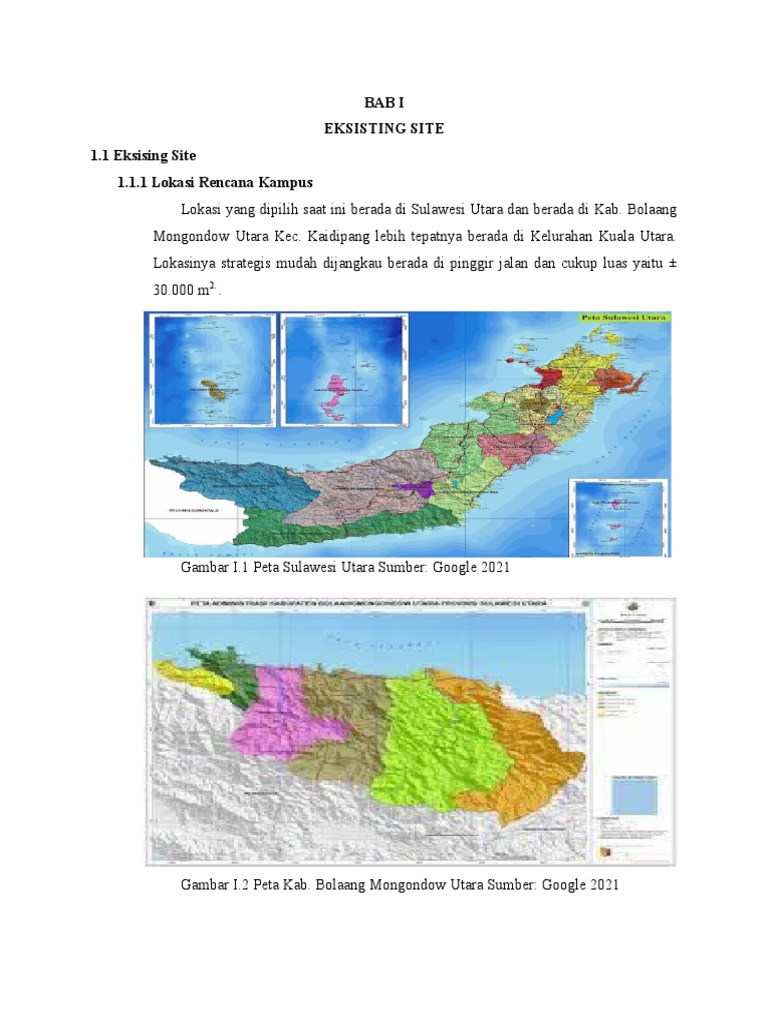 Bab Iii Eksisting Site | PDF