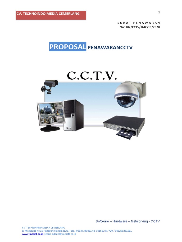 Proposal CCTV | PDF