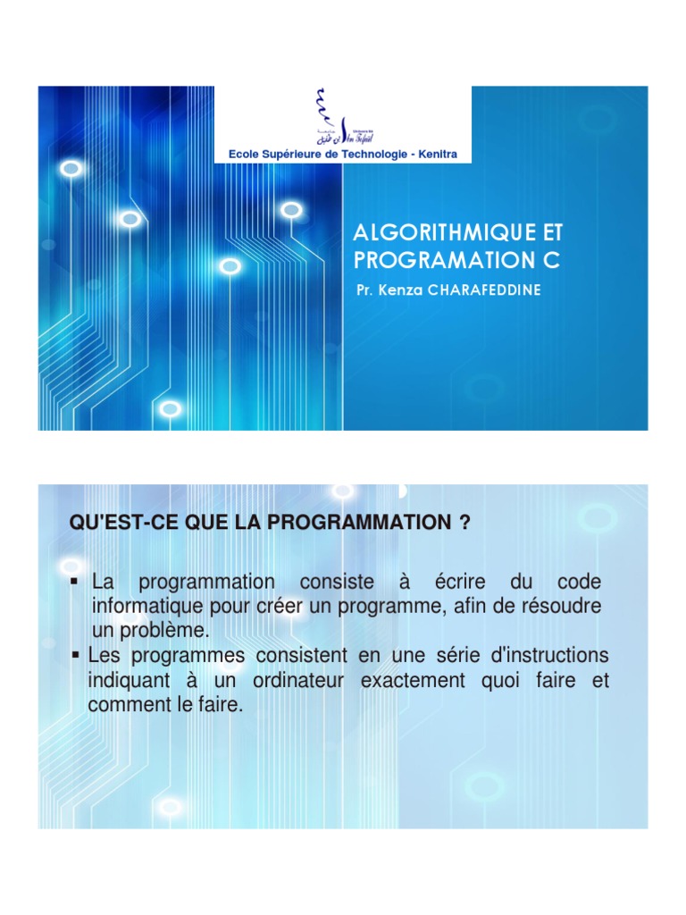 Introduction à la Programmation C | PDF | Compilateur | Programmation ...