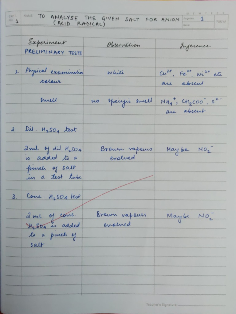 Class 11 Chem Prac File Jo | PDF Class 11 Chem Prac File Jo | PDF