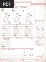 The One Ring Character Sheet | PDF