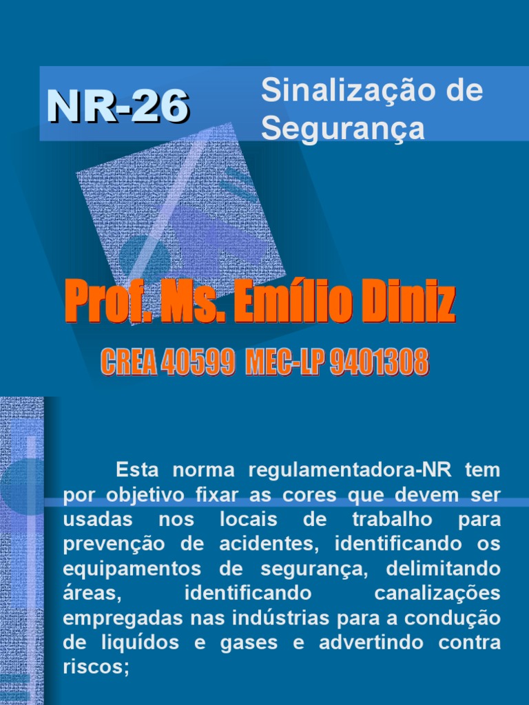 Aula NR-26 Cores | Download grátis PDF | Refrigeração | Cor