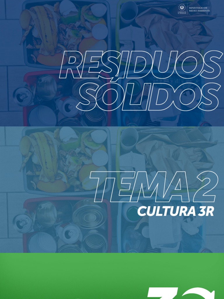 TEMA 2 - Cultura 3R Residuos Sólidos | PDF | Residuos | Reciclaje