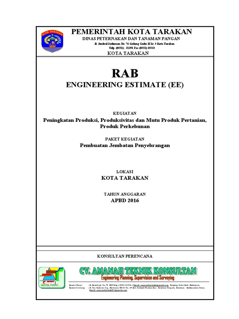 Rab Jembatan Penawaran | PDF