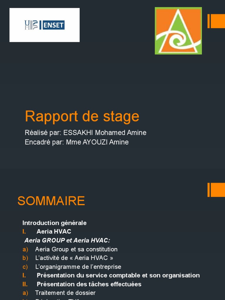 Rapport de Stage | PDF
