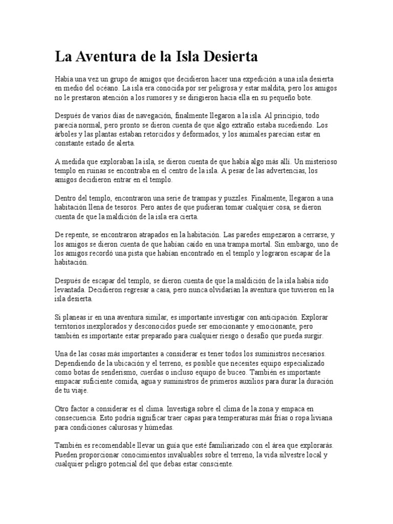 Aventura de La Isla - Jimmy | PDF