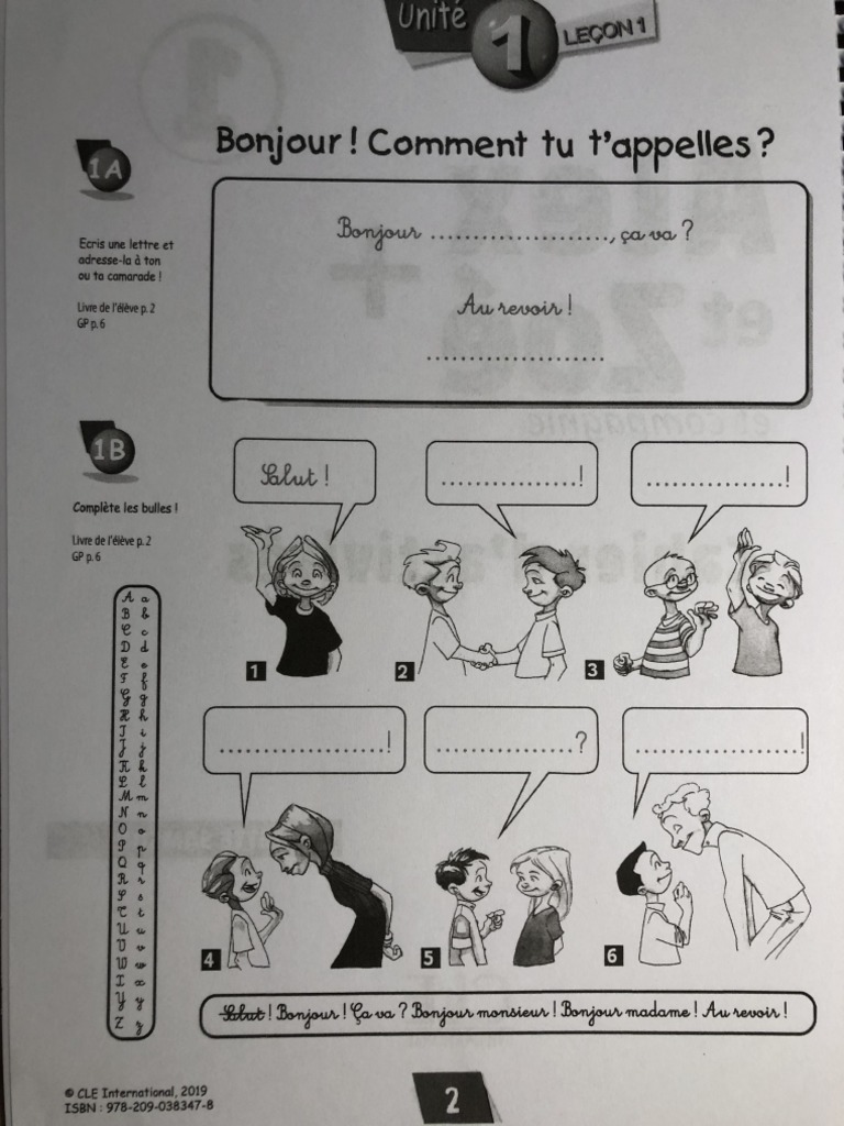 Alex Et Zoe 1 Cahier | PDF