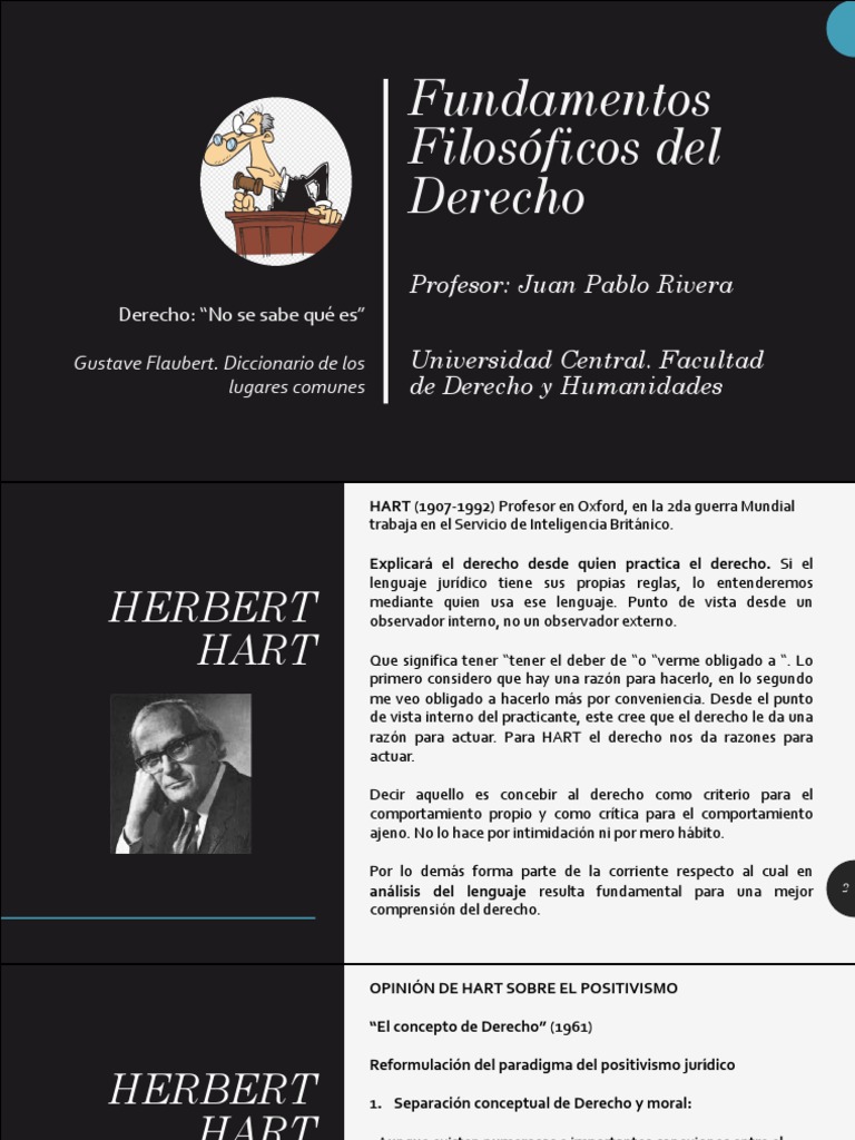 Fundamentos filosóficos del Derecho según la teoría de Hart: el ...