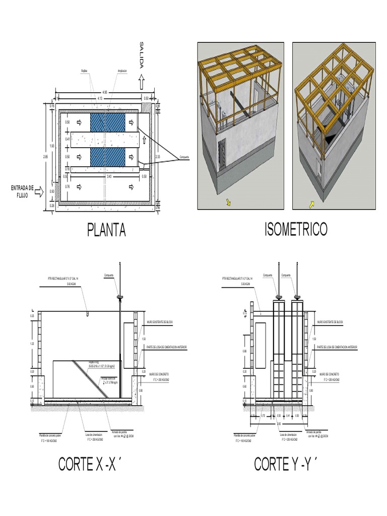 Detalles de Carcamo en Revit | PDF