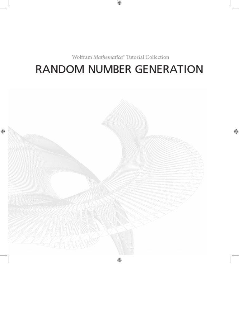 Random Number Generation | PDF | Probability Distribution | Randomness