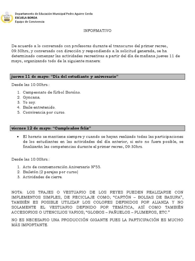 INFORMATIVO | PDF