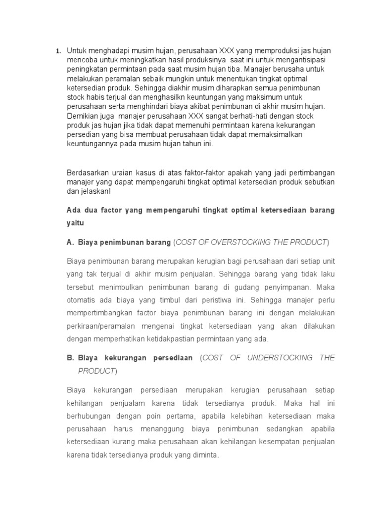 Tugas 3 Rantai Pasokan | PDF | Karier & Perkembangan | Bisnis