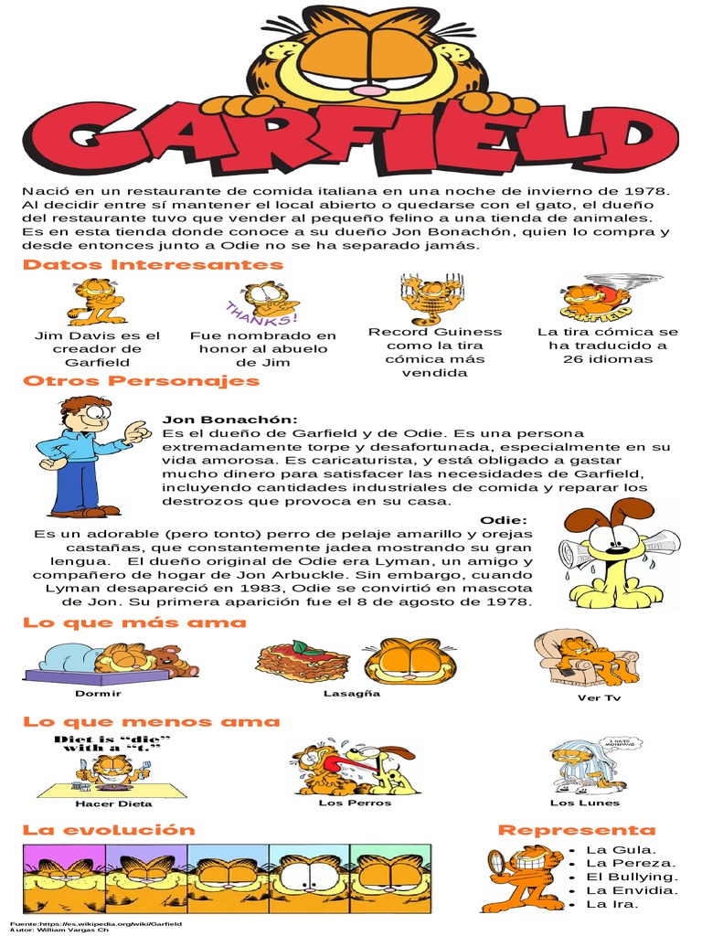 Jon Bonachón: Dueño de Garfield y Odie | PDF | Garfield