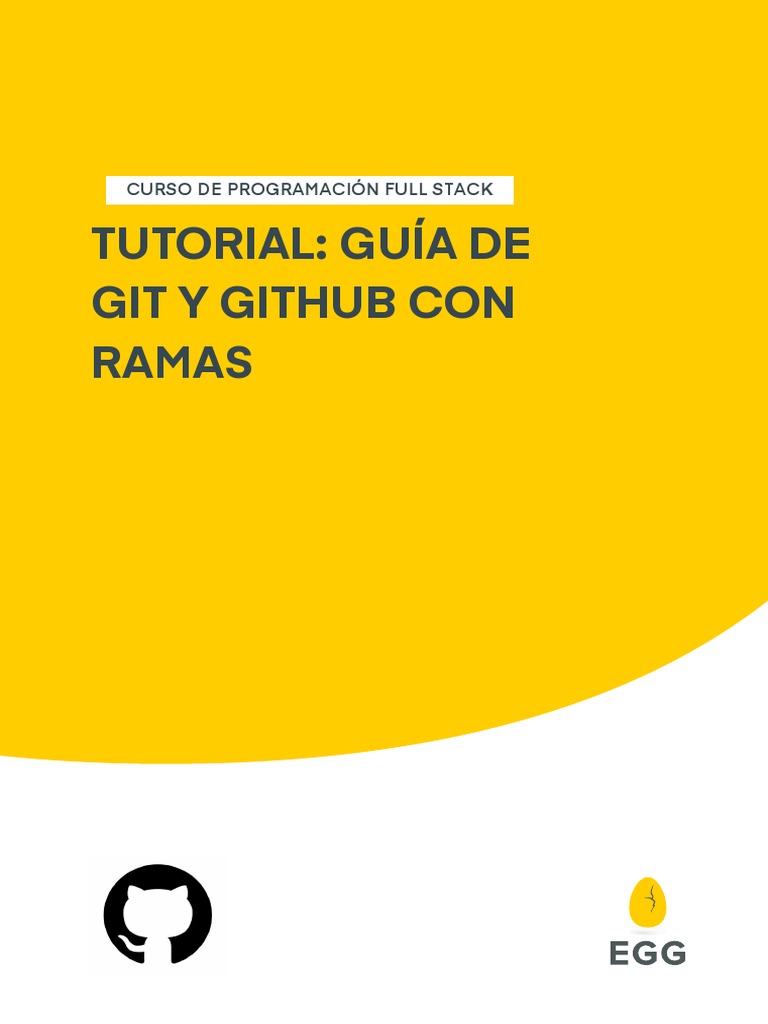 Git y GitHub Con Ramas | PDF | Git (software) | Ingeniería Informática