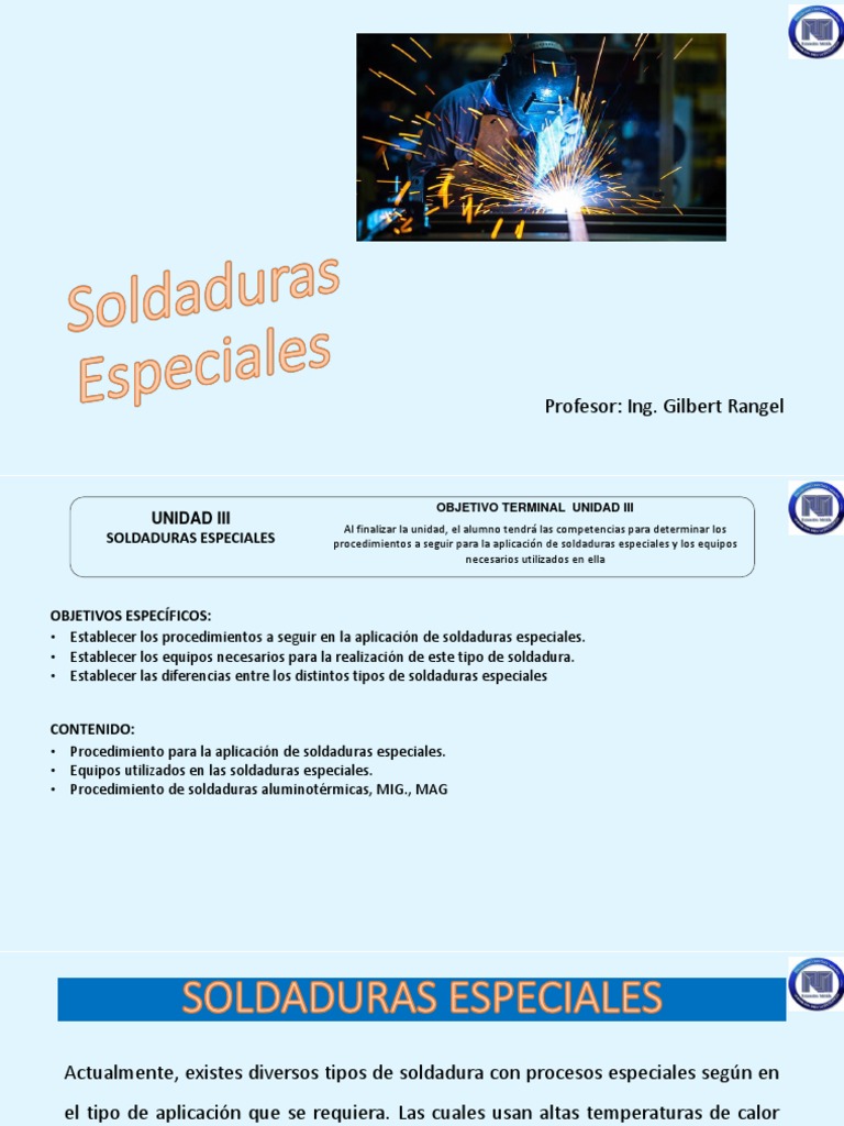 Soldaduras Especiales | PDF | Construcción | Soldadura